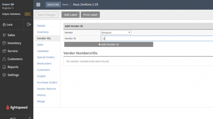 How to Manage Inventory using Lightspeed POS | APPSeCONNECT