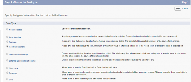 Create Roll-Up Summary Fields in Salesforce | APPSeCONNECT