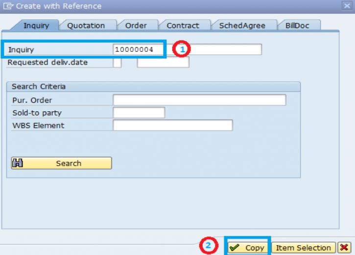 Steps To Create Inquiry And Quotation In Sap Appseconnect