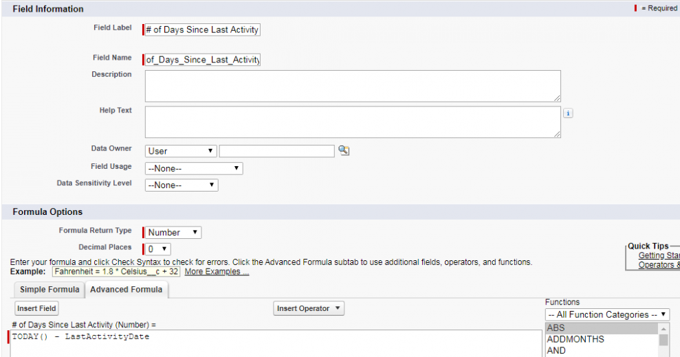 How to Create a Formula Fields In Salesforce | APPSeCONNECT