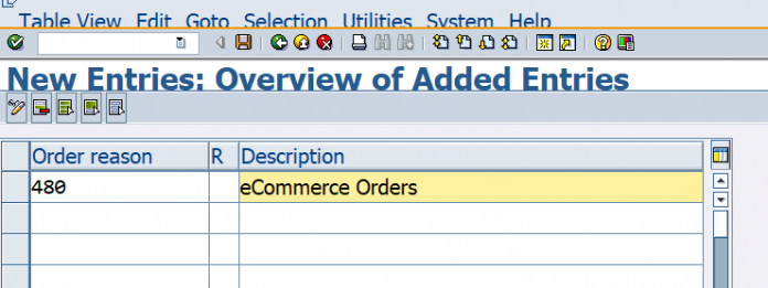 Configuring Sales Order Reasons within SAP
