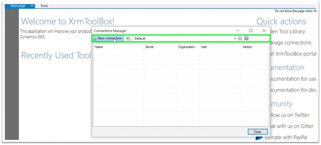 Connecting Xrmtoolbox With Dynamics 365 Crm Appseconnect