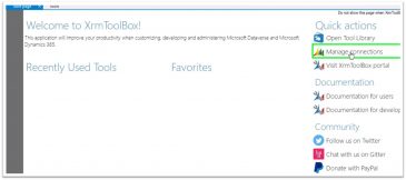 Connecting XrmToolBox With Dynamics 365 CRM | APPSeCONNECT