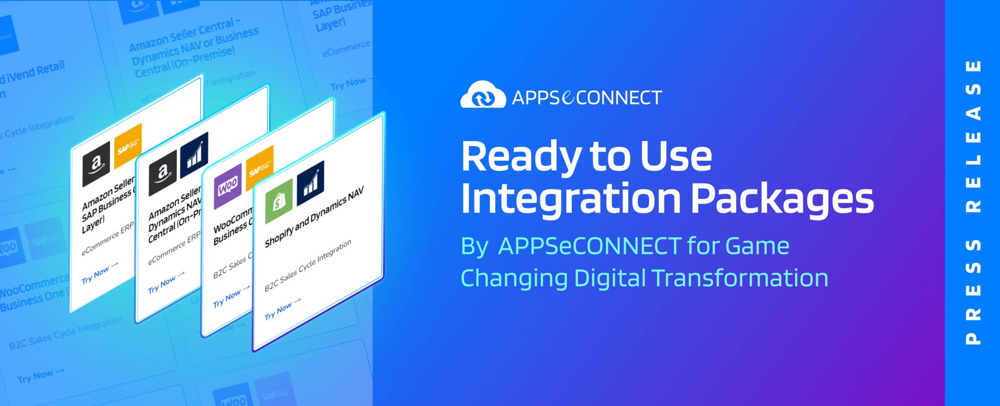 APPSeCONNECT Launches Ready-to-Use Integration Packages