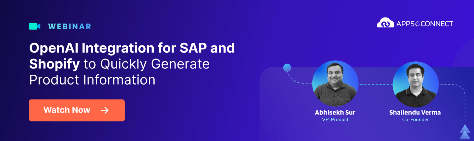 OpenAI Integration for SAP & Shopify to Generate Product Info ...