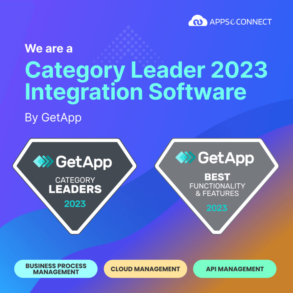APPSeCONNECT Named a Category Leader in Integration Software 2023 by GetApp