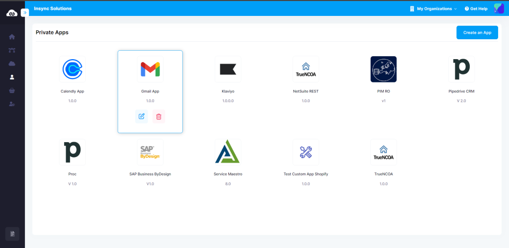 How to build a private app integration | APPSeCONNECT