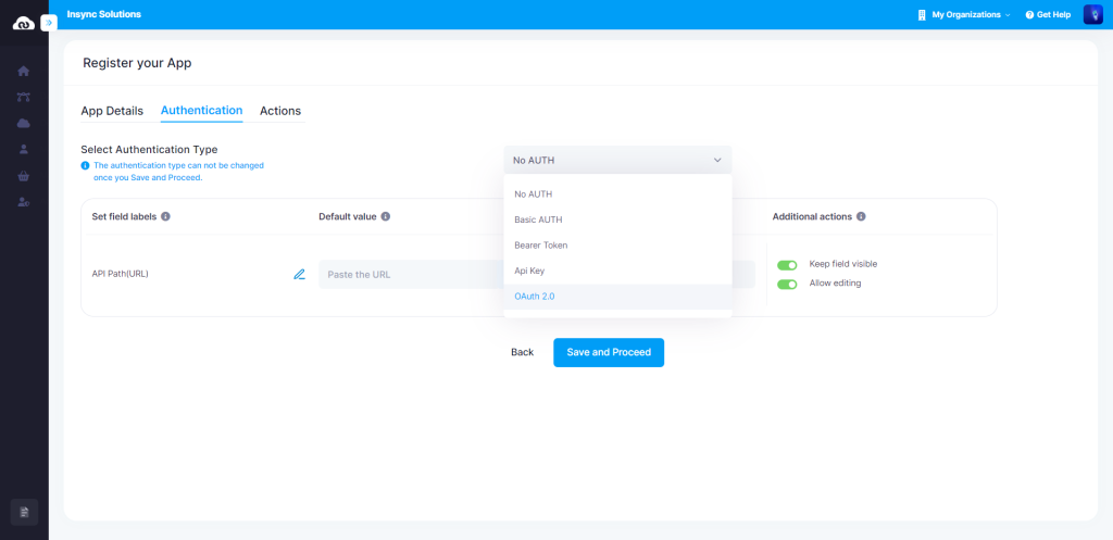 How to build a private app integration | APPSeCONNECT