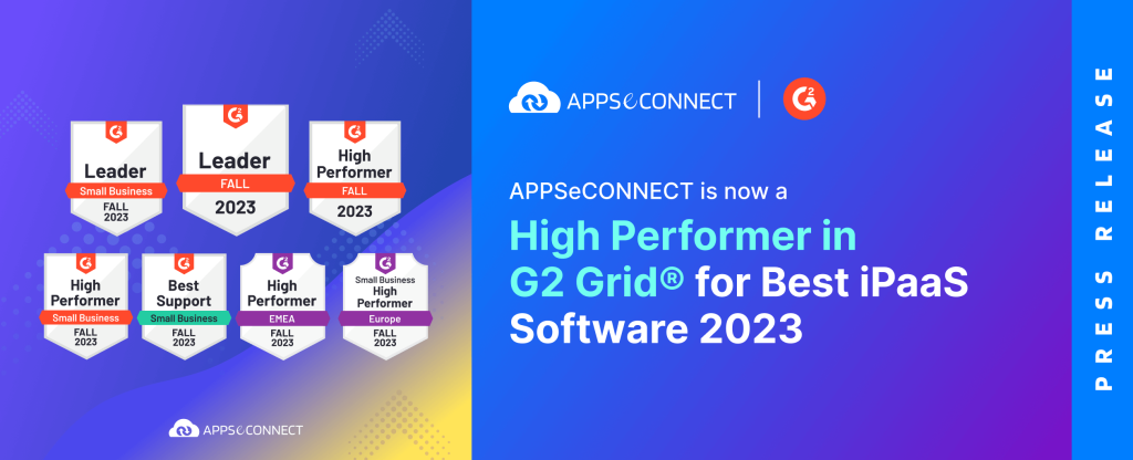 Appseconnect Is Now A High Performer In G2 Grid® For Best Ipaas