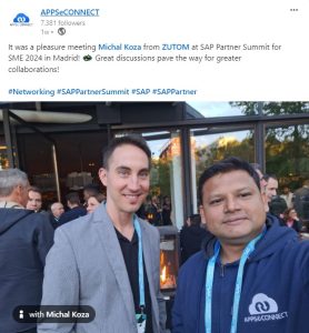 APPSeCONNECT at SAP Partner Summit for SME 2024!