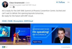 APPSeCONNECT at SAP Partner Summit for SME 2024!